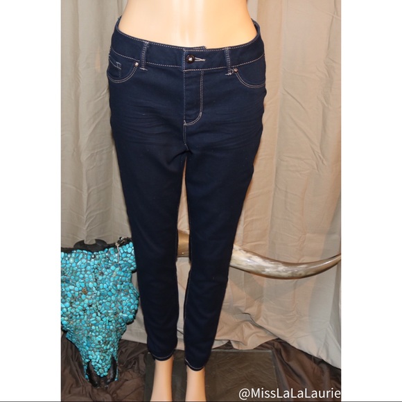 Blue Spice | Jeans | Dark Blue Denim Leggings | Poshmark